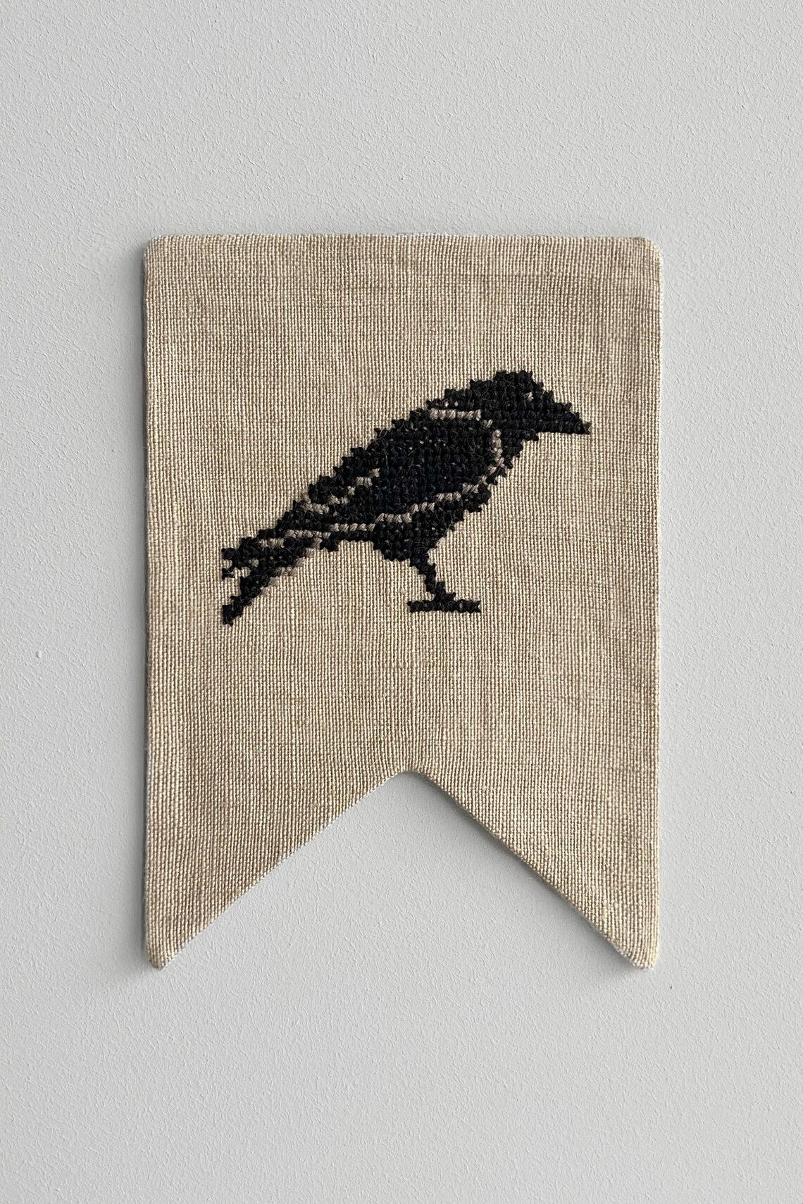 Crow сross Stitch Pattern for Beginners, Autumn Cross Stitch, Halloween ...