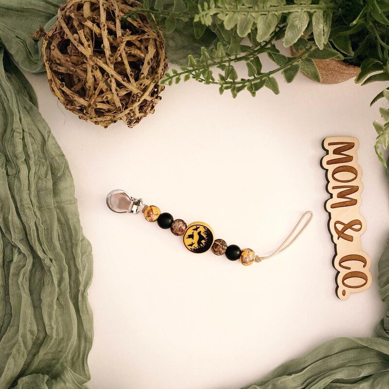 Wood Pacifier Clip - Etsy