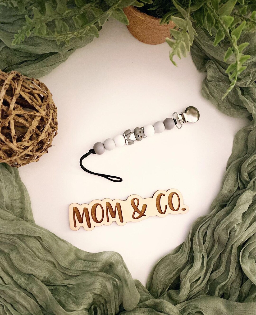 Cocomelon Wolf Pacifier Clips / Safe / Unique / Baby / Boy / Girl ...