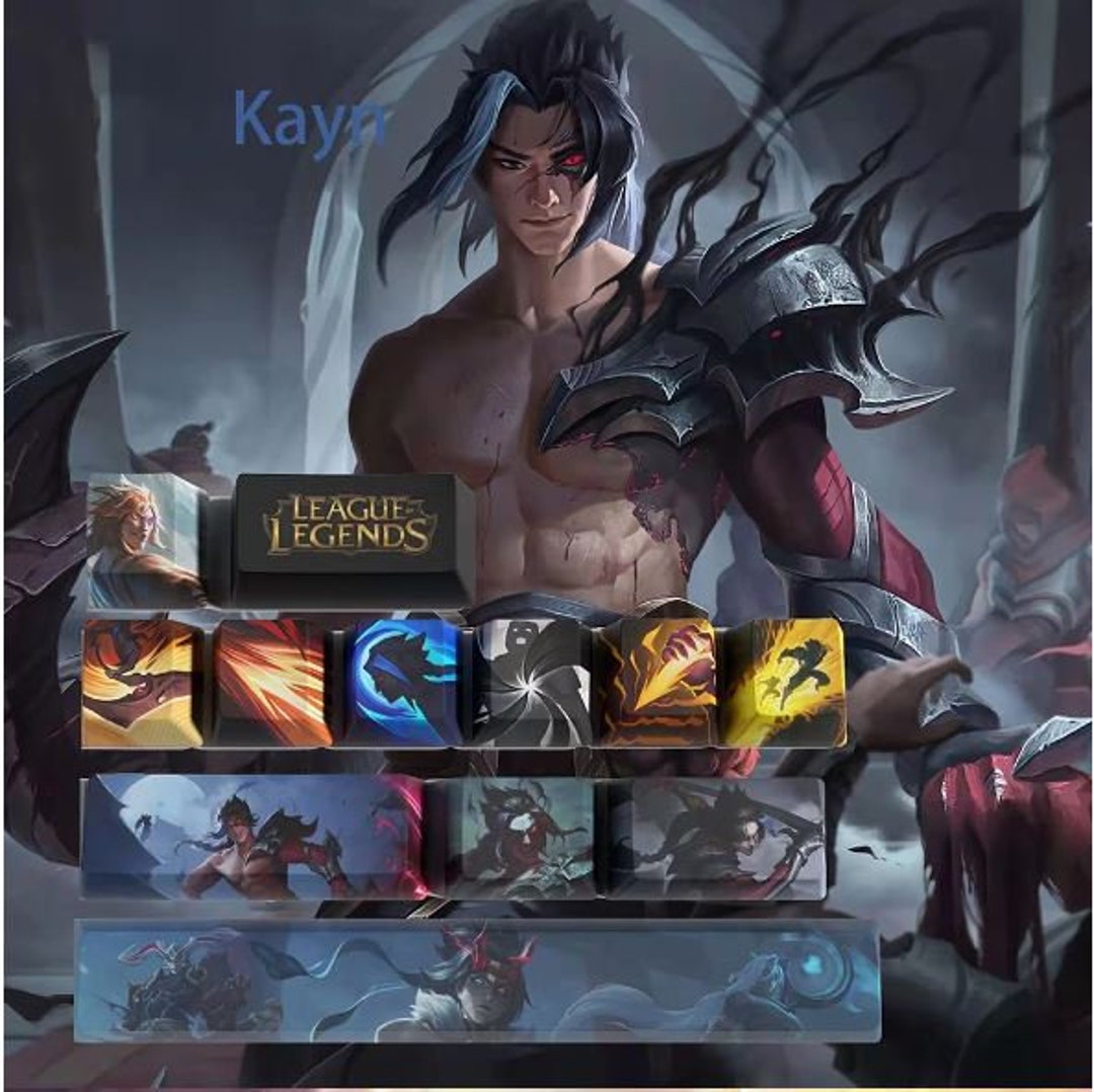 12 Piece Kayn League of Legends Keycaps League of Legends Champion ...