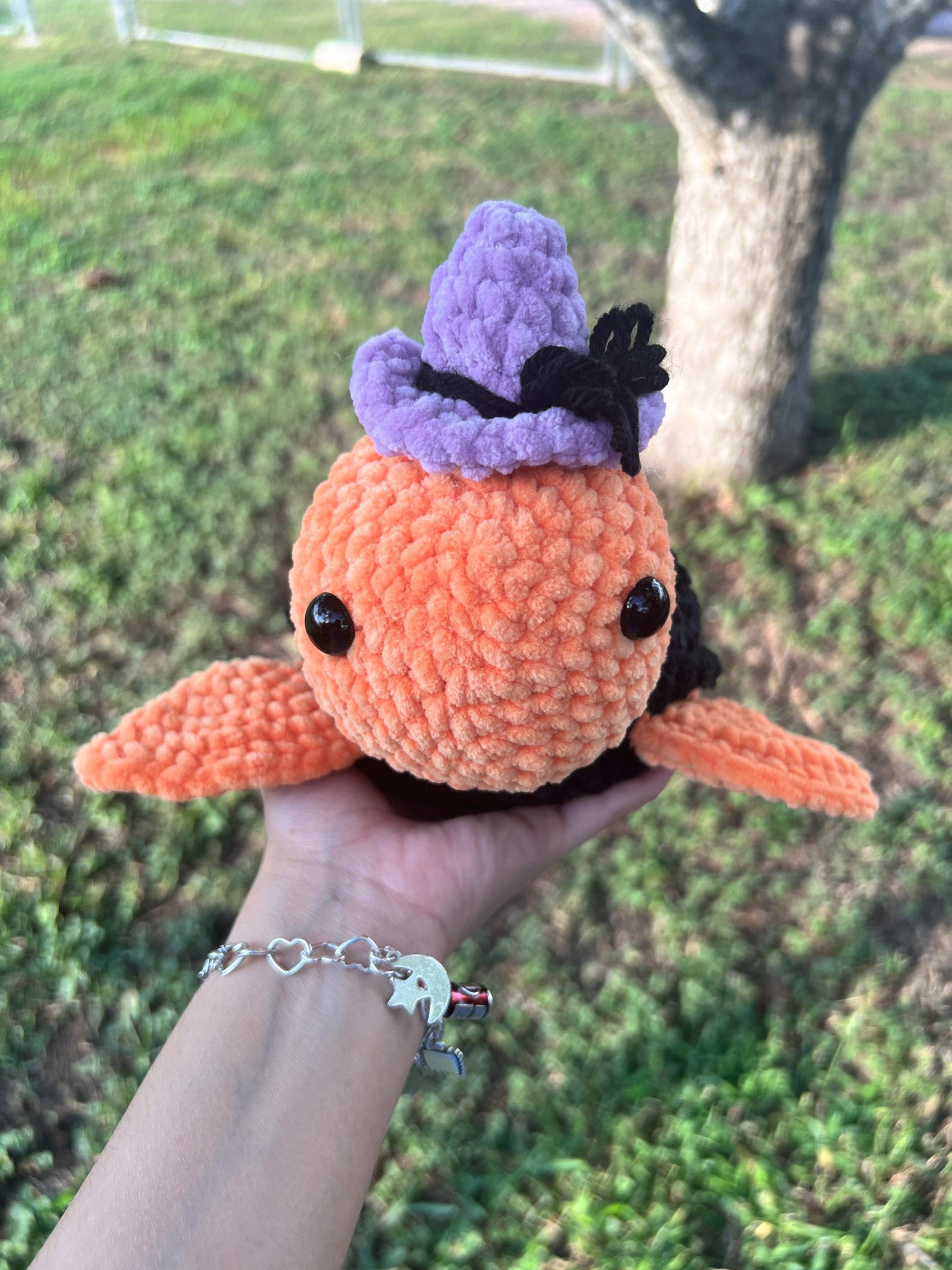 Witch Halloween Turtle Crochet Plushie Stuffed Animal Amigurumi - Etsy