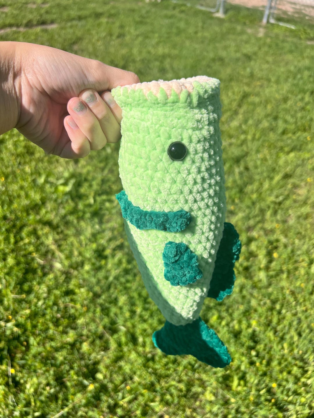 Largemouth Bass Fish Crochet Plushie Stuffed Animal Amigurumi - Etsy