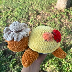 Scarecrow Turtle Stuffed Animal Crochet Plushie Amigurumi - Etsy