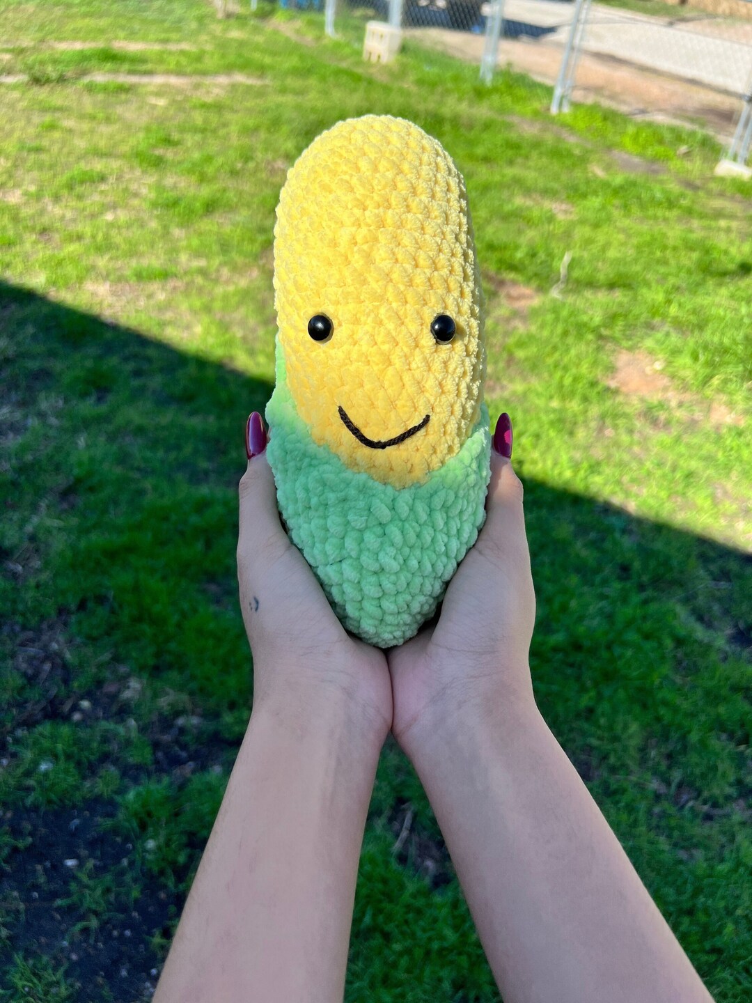 Corn Crochet Plushie Stuffed Animal Amigurumi - Etsy