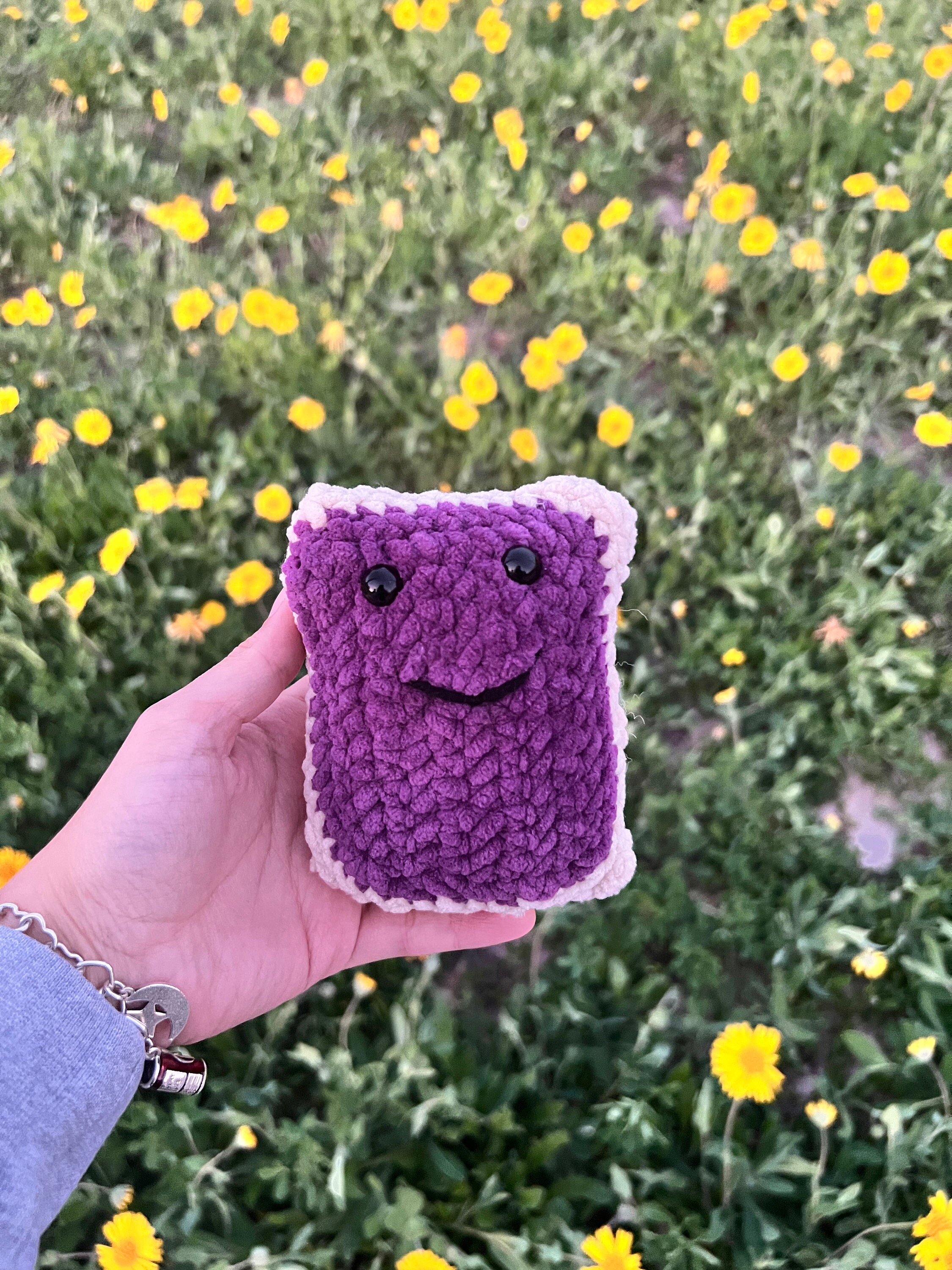 Toaster Pastry Crochet Plushie Stuffed Amigurumi - Etsy