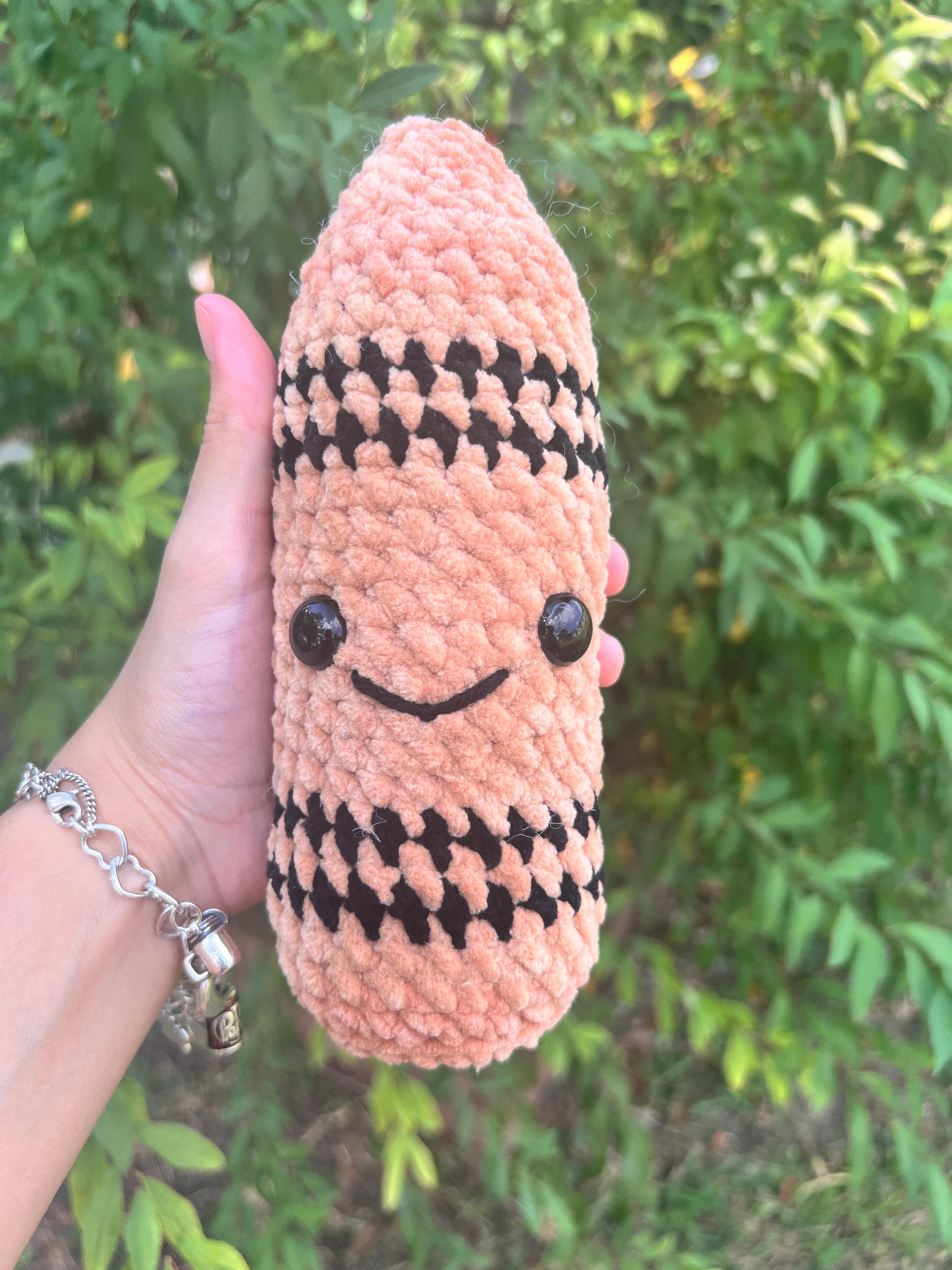 Crayon Crochet Plushie Stuffed Animal Amigurumi Handmade School Teacher ...