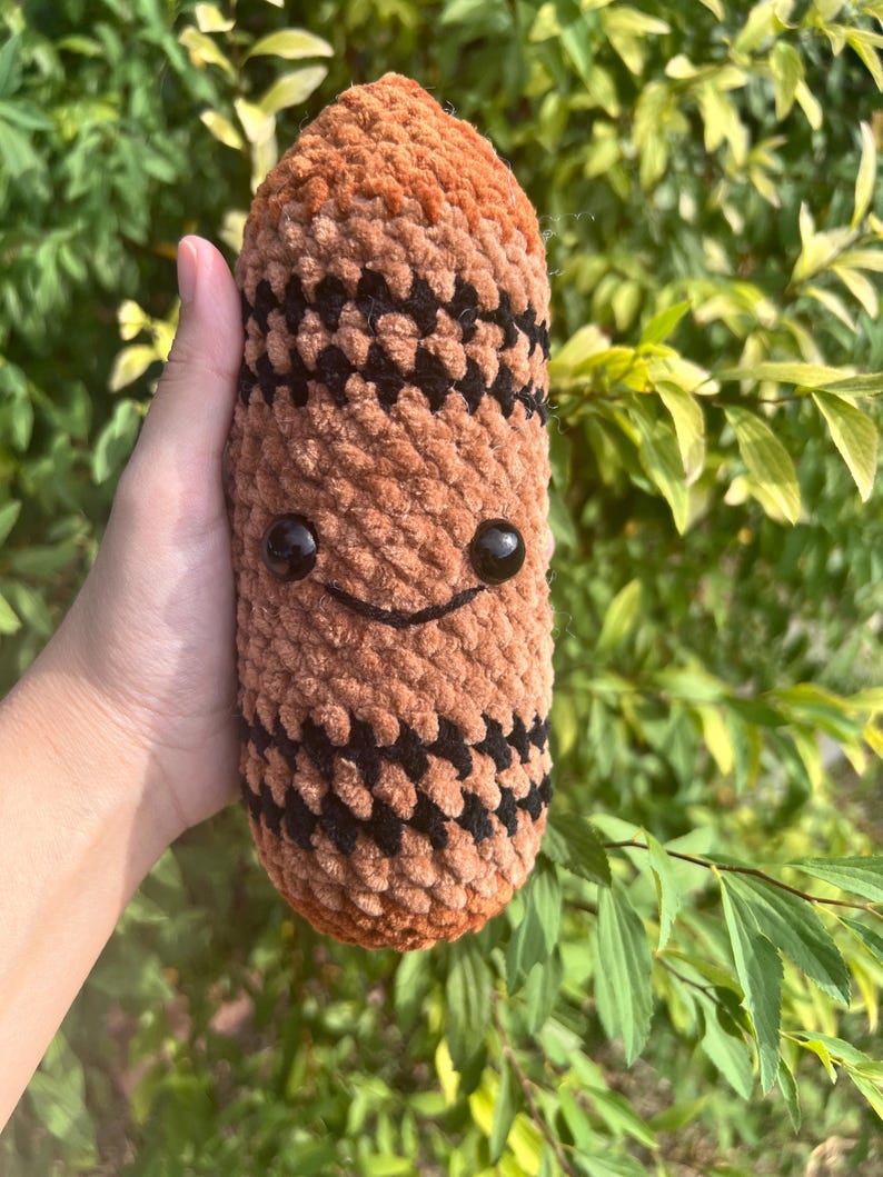 Crayon Crochet Plushie Stuffed Animal Amigurumi Handmade School Teacher ...