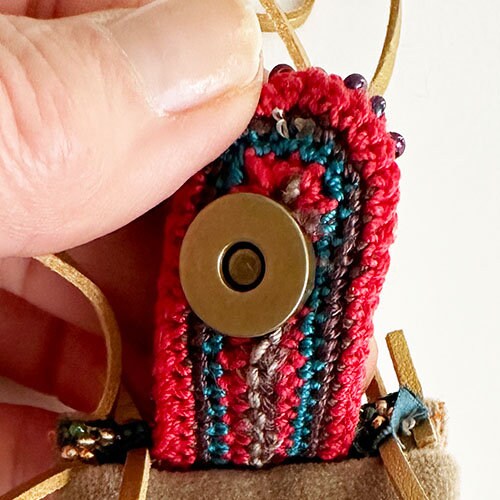 Amulet, Bohemian Neckless Pouch, Fiber Art Amulet Pouch - Etsy