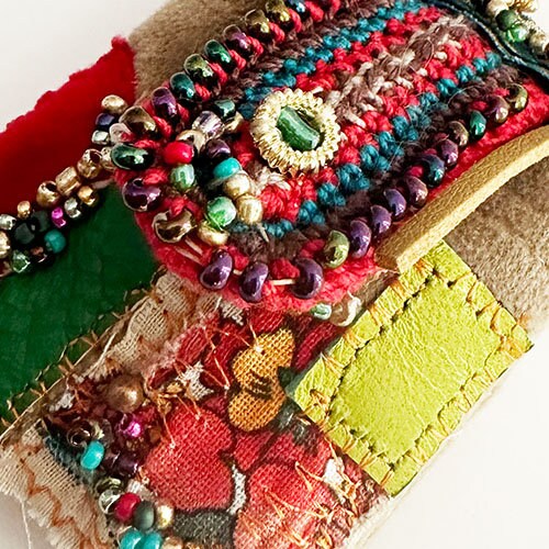 Amulet, Bohemian Neckless Pouch, Fiber Art Amulet Pouch - Etsy