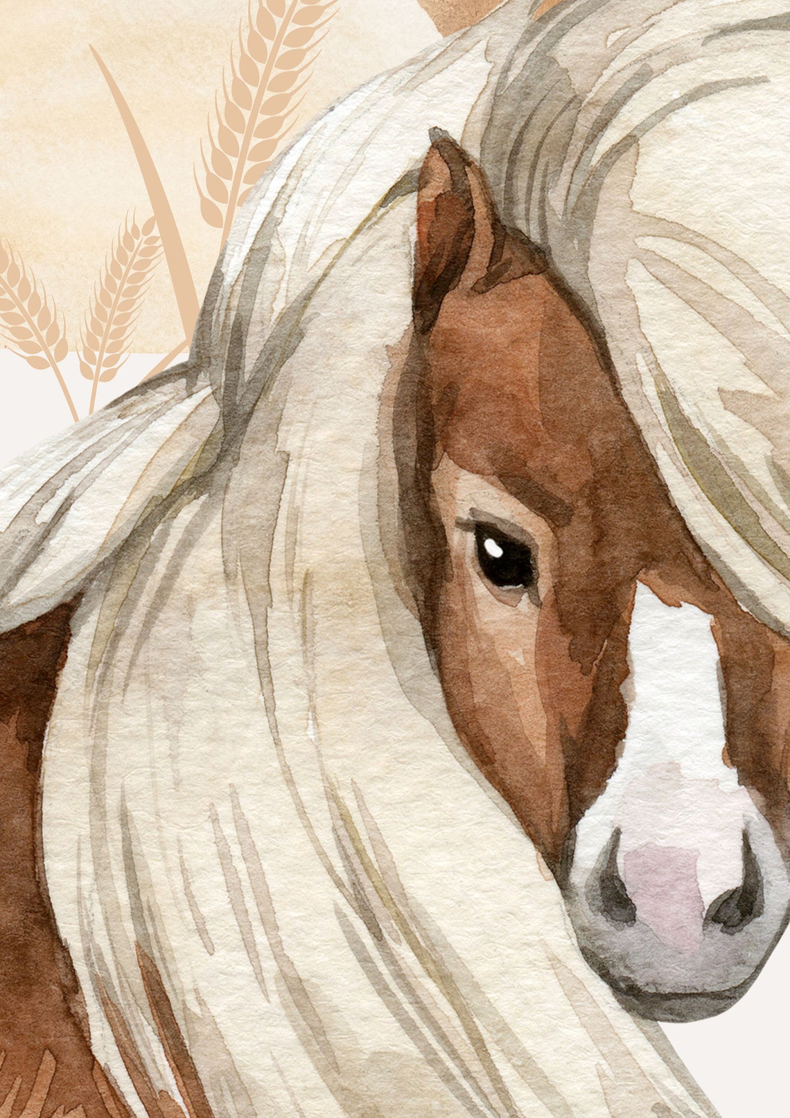 Farm Charm Pony Poster - Etsy