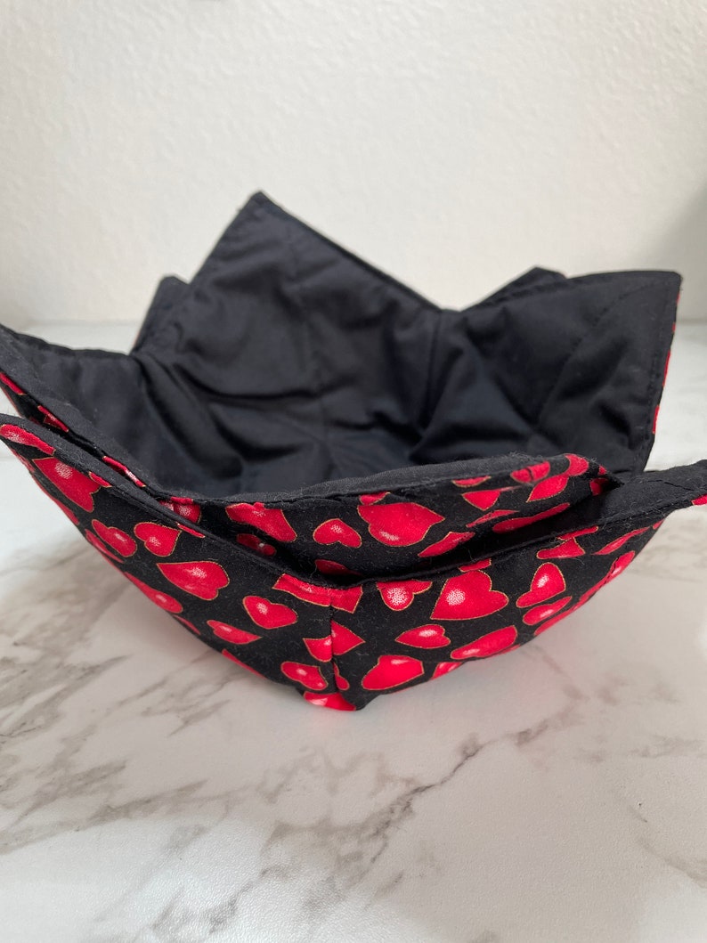 Set of 2 Handmade Cozy Bowls: Keep Your Food Warm! Microwaveable Bowl ...
