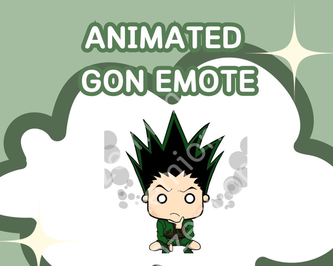 Animated Gon Emote hunter X Hunter Anime Twitch/discor - Etsy Australia