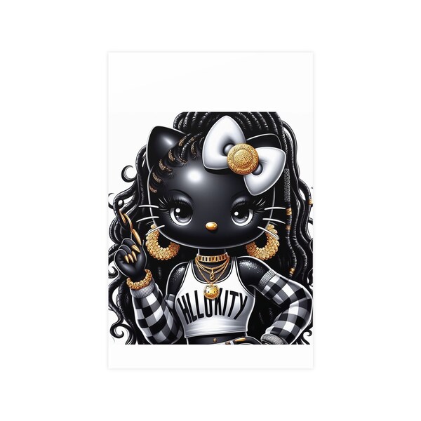 Hello Kittys Poster - Etsy