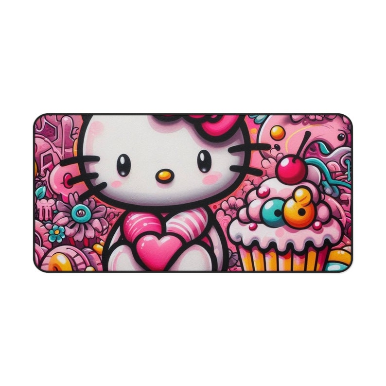 Hello Kitty Desk Mat - Etsy