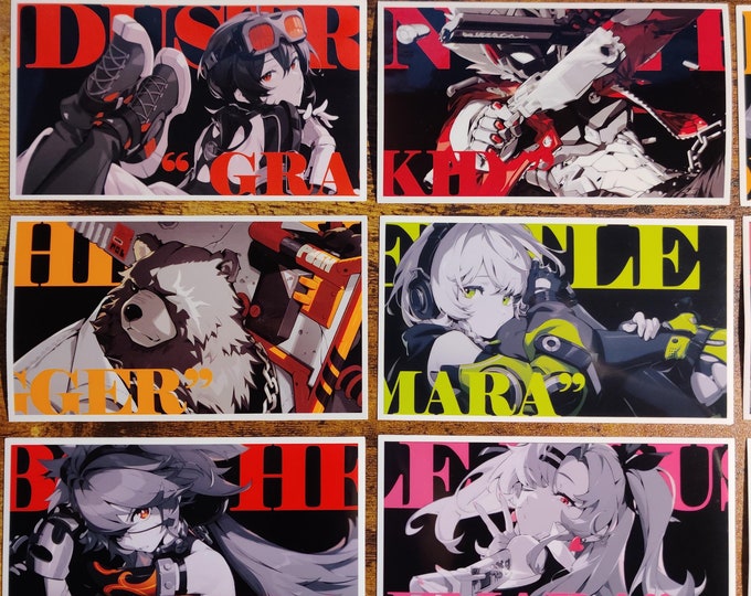 Zenless Zone Zero Portraits Mindscape Stickers - Etsy