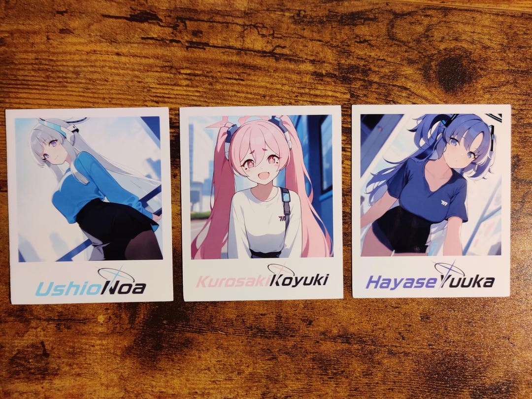 Blue Archive Polaroid Art Seminar - Etsy