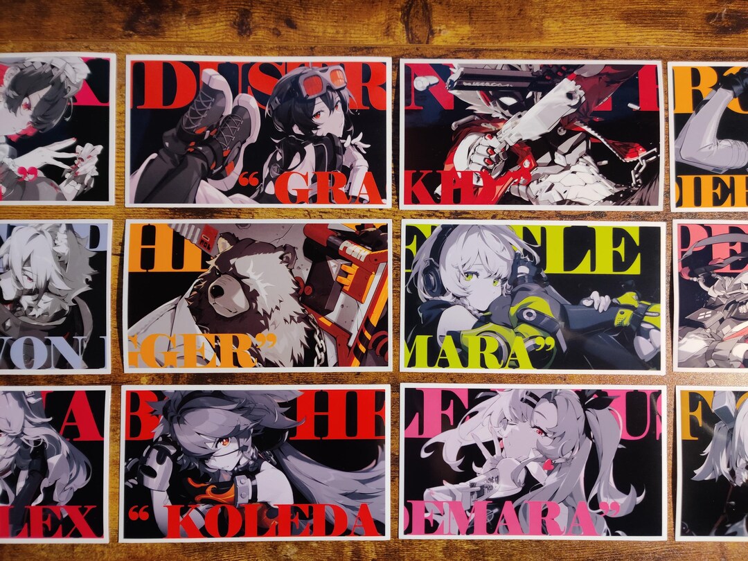 Zenless Zone Zero Portraits Mindscape Stickers - Etsy