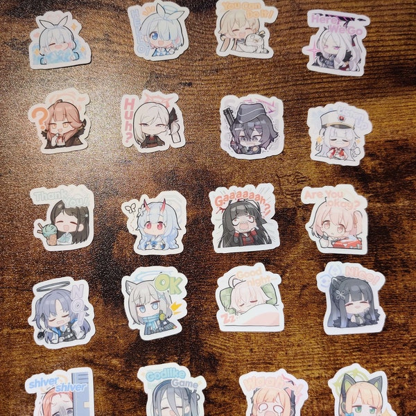 Blue Archive Stickers - Etsy