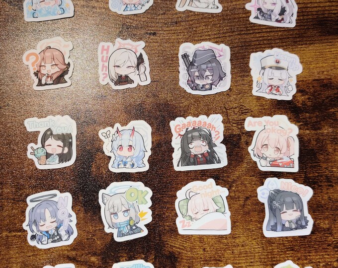 Ichinose Asuna Blue Archive Vinyl Sticker Anime Stickers Laptop ...