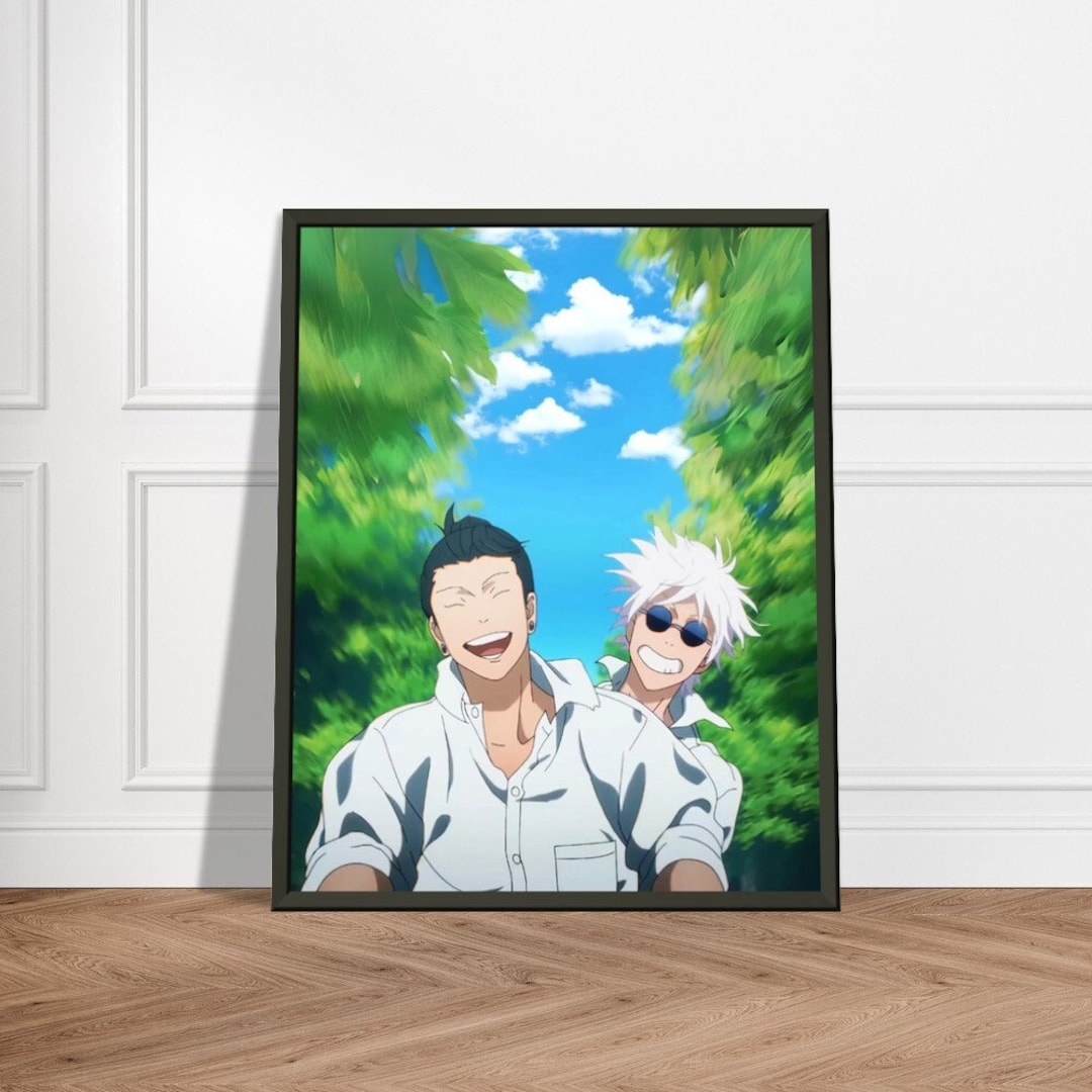 Satoru Gojo Suguru Geto Jujutsu Kaisen JJK Anime Poster Frame Canvas ...