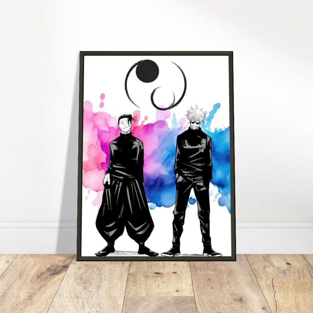 Satoru Gojo Suguru Geto Jujutsu Kaisen JJK Custom Anime Poster Frame ...