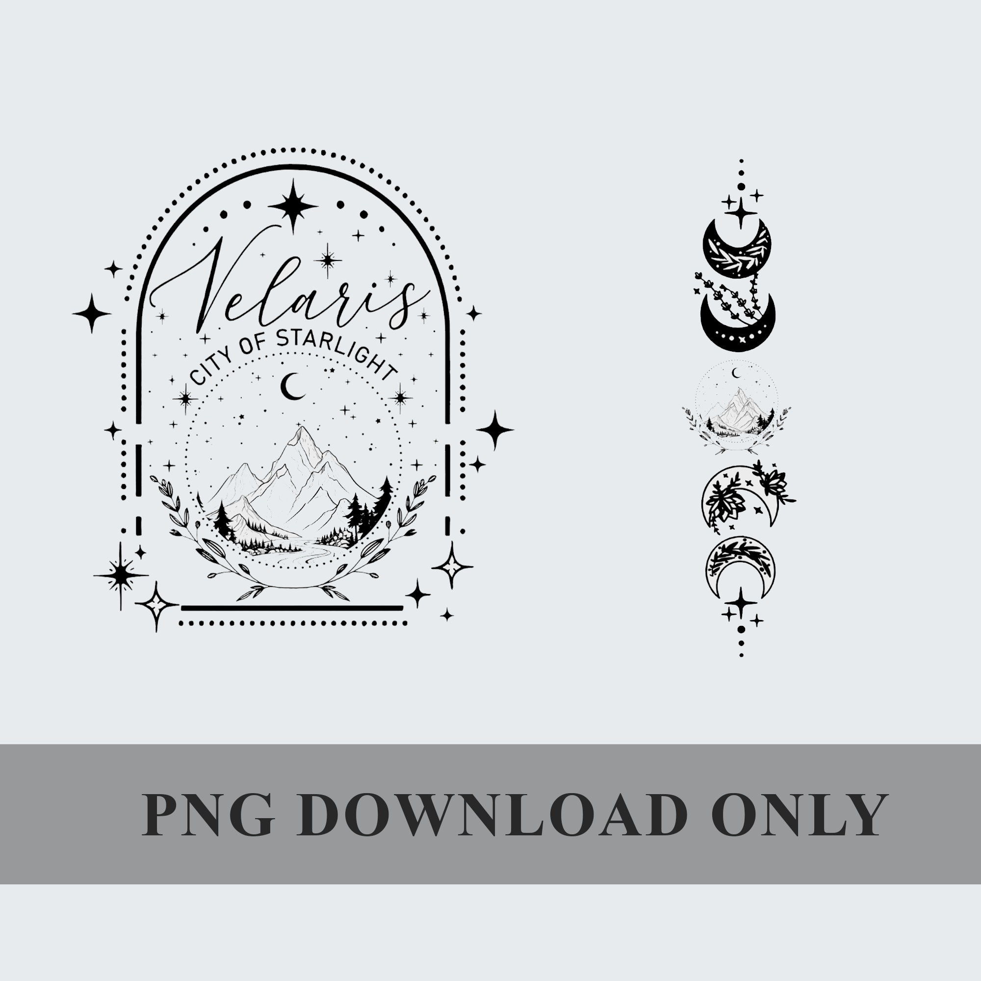 Velaris PNG. Acotar Velaris Instant Download. Velaris the Night Court ...