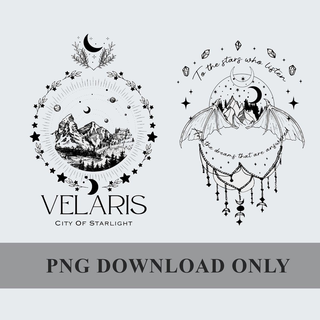 Velaris City of Starlight Png. the Night Court Instant Download. Acotar ...