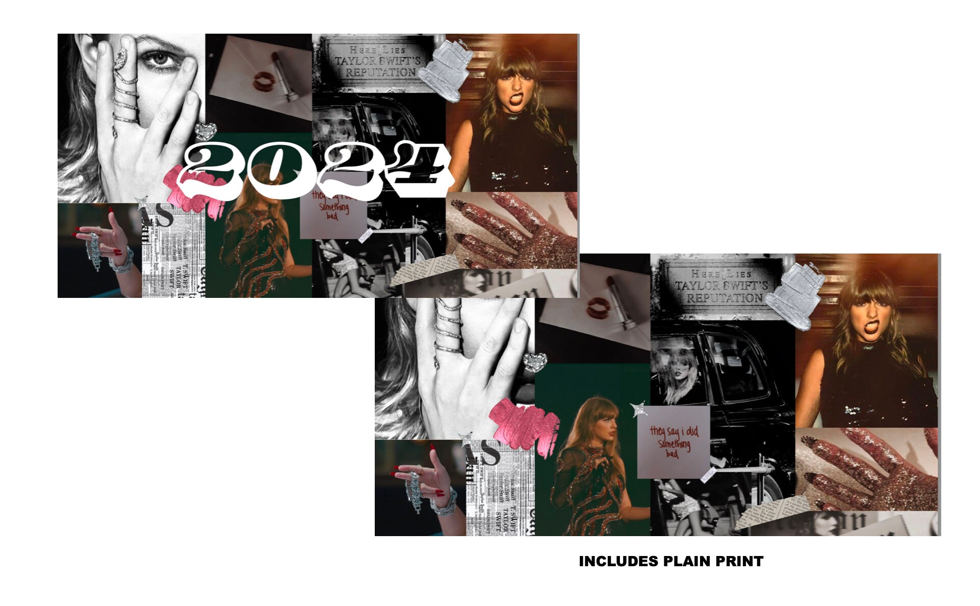 Taylor Swift Eras 2024 Digital Calendar REPUTATION COVER - Etsy