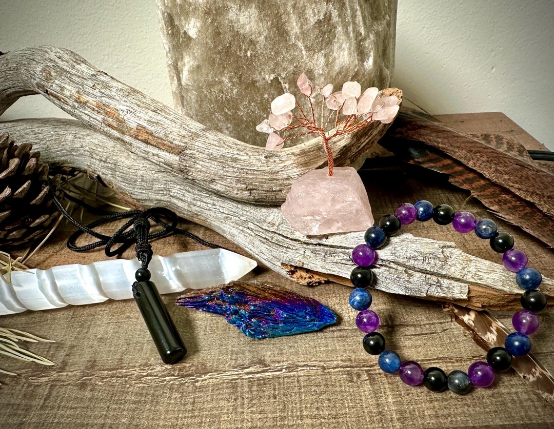 OVERTHINKING Crystal Healing Box Self-help Gift Set Mental Health Kit ...