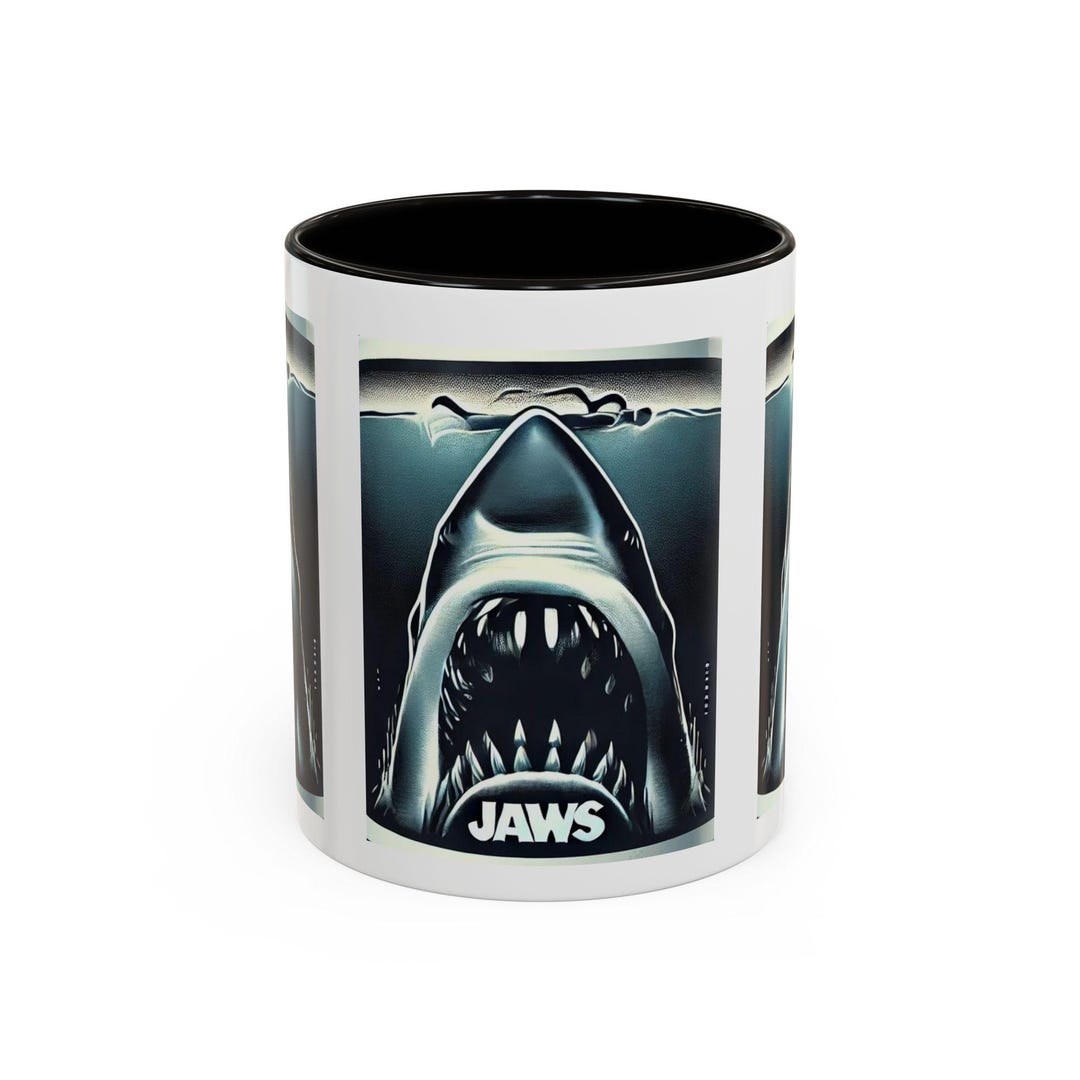 Jaws Mug Halloween Mug Jaws Coffee Mug Horror Film Mug Jaws Cup Gift ...