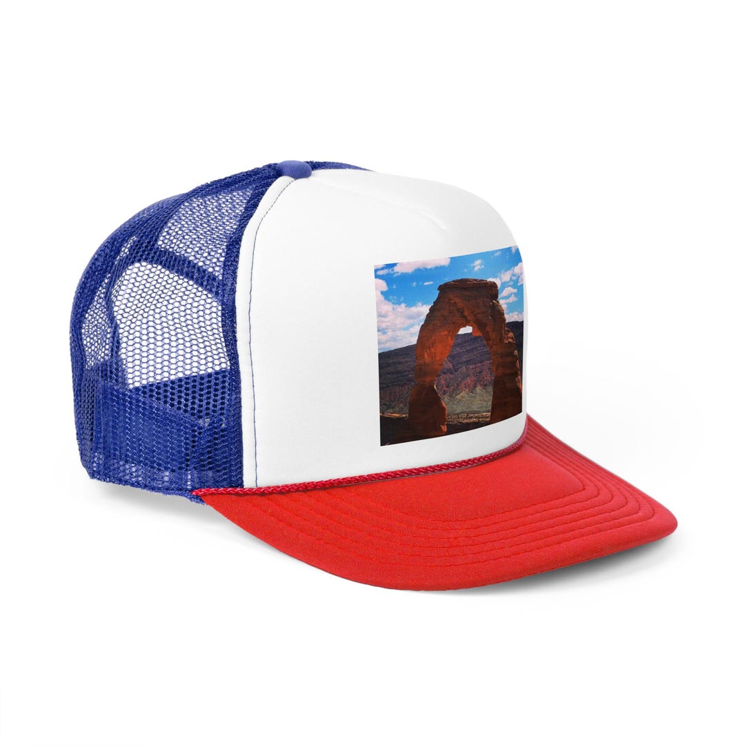Trucker Hat Delicate Arch Moab Hat Arch Hat Red Rock Hat Delicate Arch ...