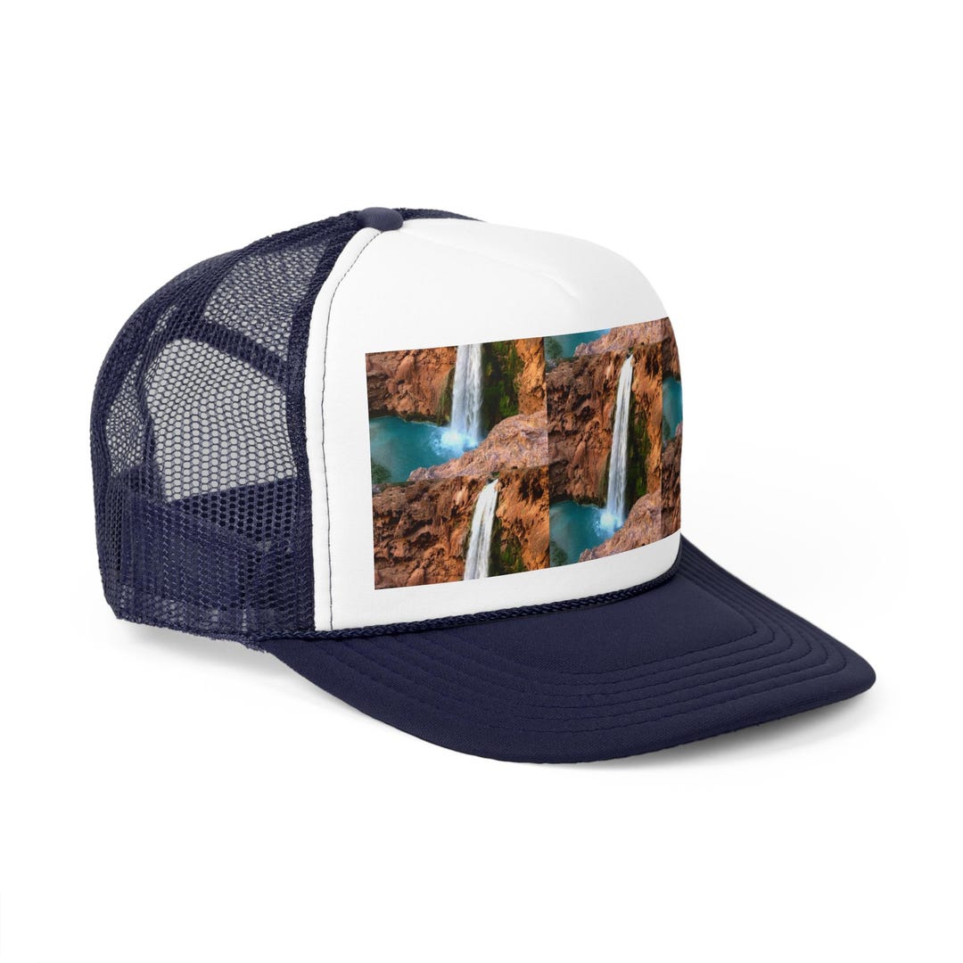 Trucker Hat Trucker Cap Waterfall Hat Waterfall Cap Multiple Waterfalls ...