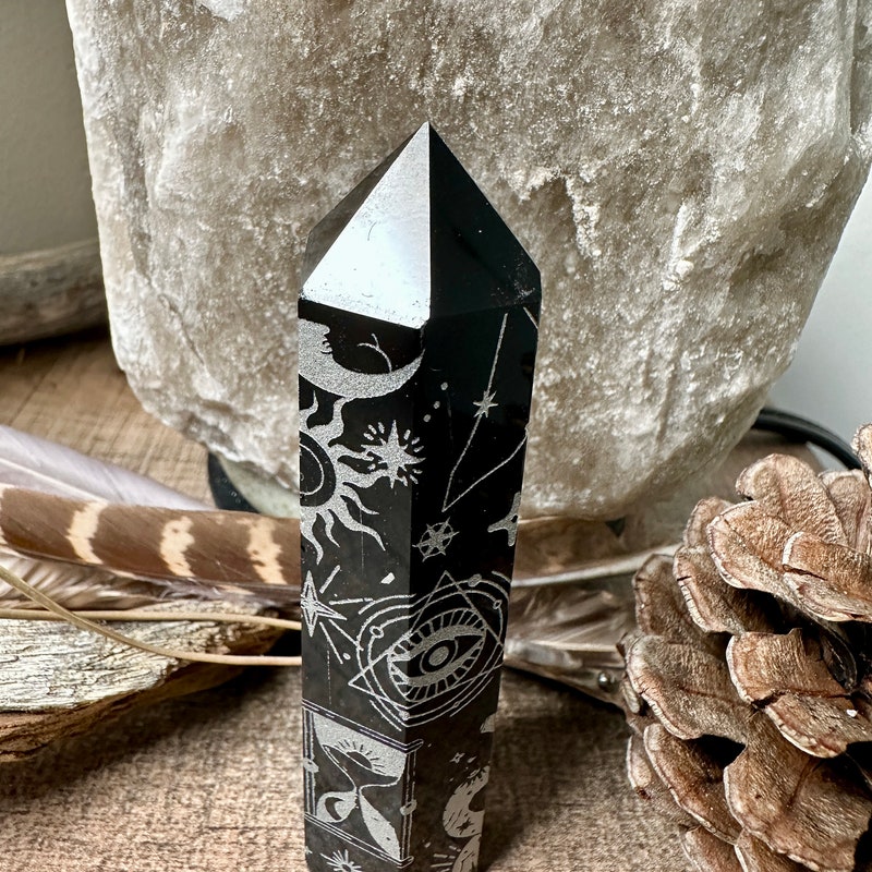 Obsidian Wand - Etsy