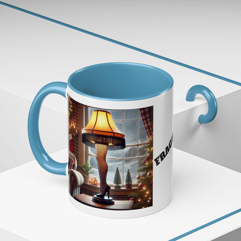 Holiday Coffee Mug "a Christmas Story" Leg Lamp Cup - Etsy