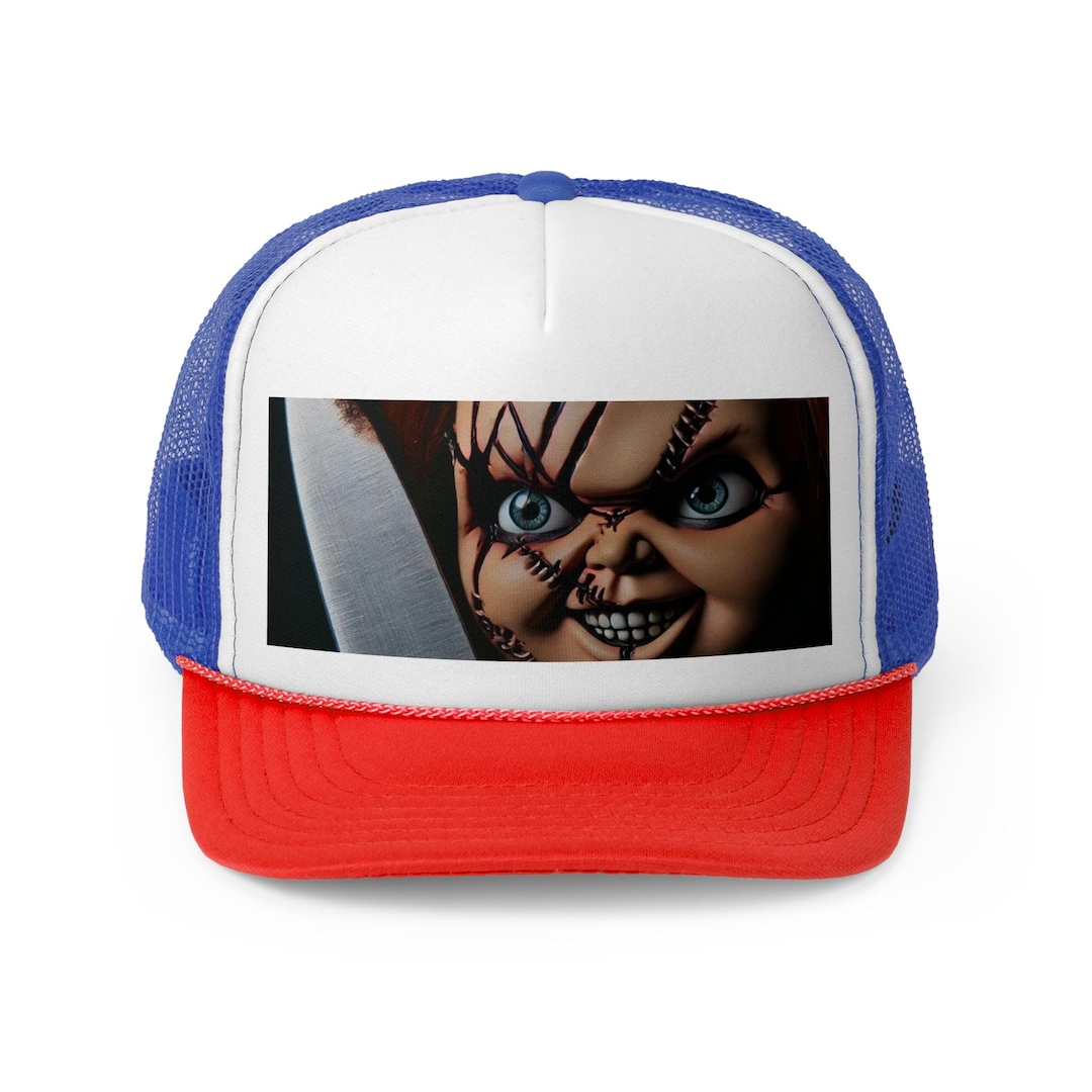 Trucker Hat Trucker Cap 80s Horror Film Hat Halloween Hat Chuckie Hat ...