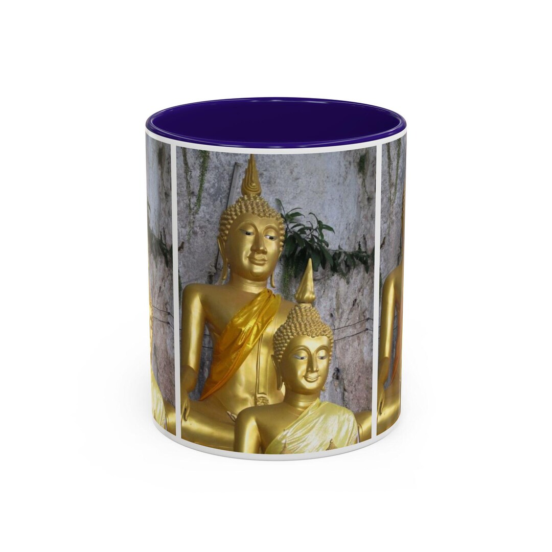 Golden Buddha Statue Mug Buddha Mug Buddha Coffee Mug Golden Buddha Cup ...