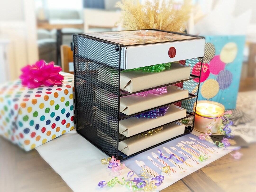 Birthday Blind Date With a Book, Mini Bookshelf Birthday Set ...
