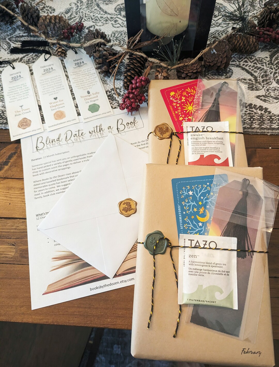 SCENTED Blind Date With a Book, Exciting Book Bundles, Bookish Box, Lovely Bookworm Book Box ...