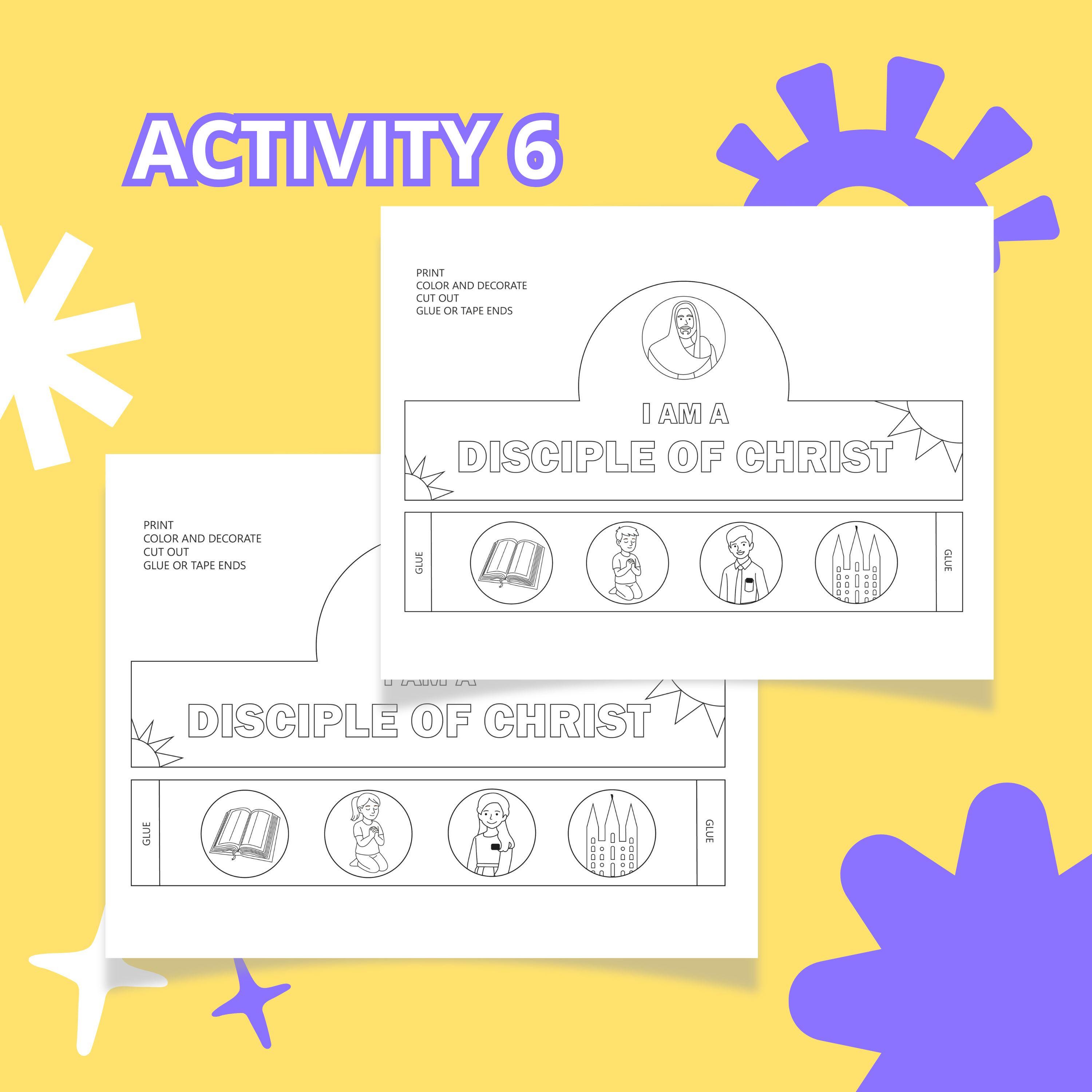 Come Follow Me Activity Pages – LDS Primary July 7-13 (digital Download ...