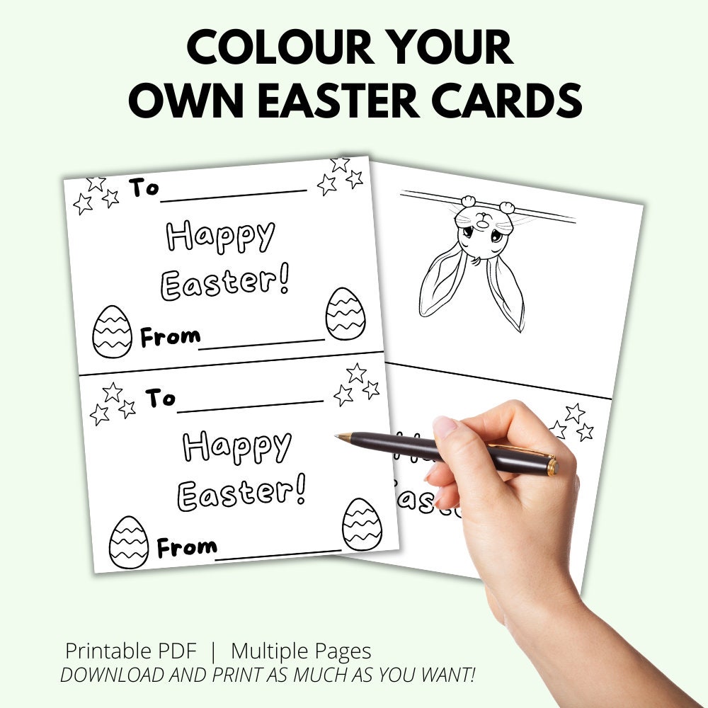 Easter Activity Pack – Kids Printable Games, Puzzles (PDF Download) - Etsy