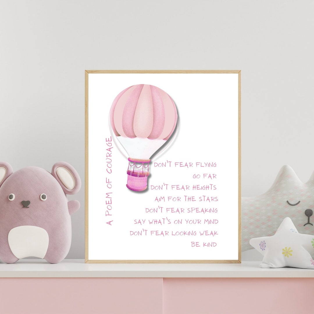 Printable, Uplifting Poem for Children to Encourage Bravery, Kindness ...