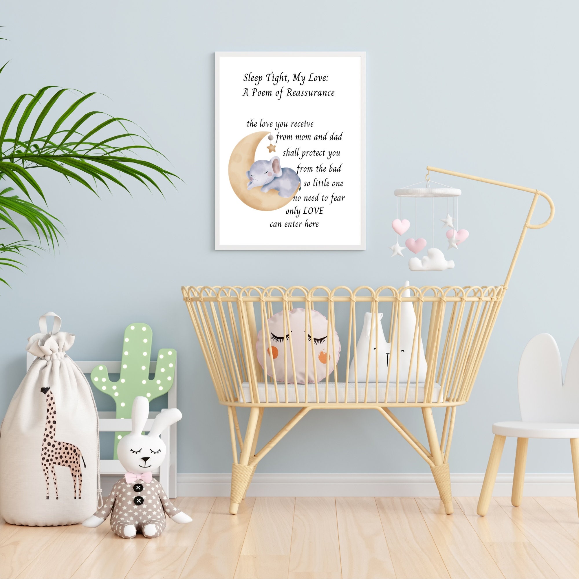 Bedtime Poem for Children wall Art Poem for Child Printable Poem for ...
