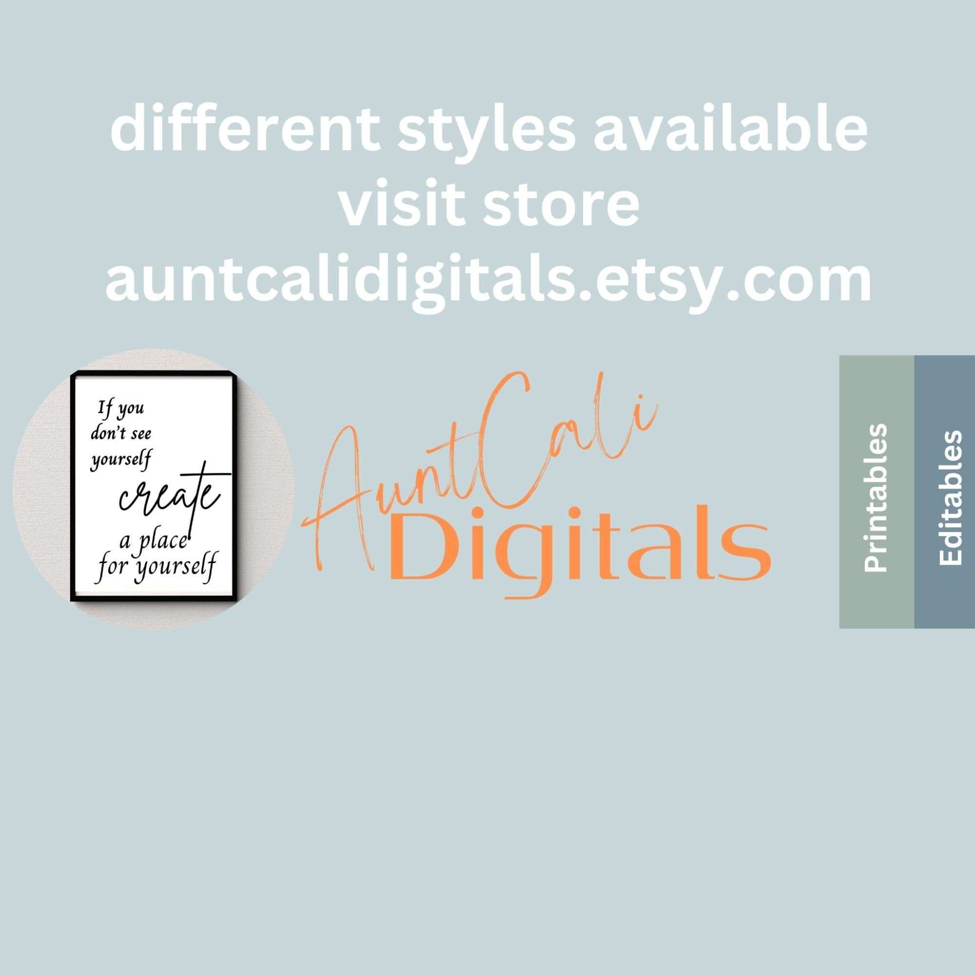 Printable Motivational Wall Art Inspirational Quote for Entrepreneur ...