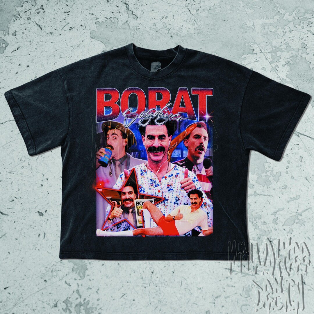 Borat Sagdiyev Vintage Shirt, Borat Sweatshirt Retro 90s Graphic Tees ...