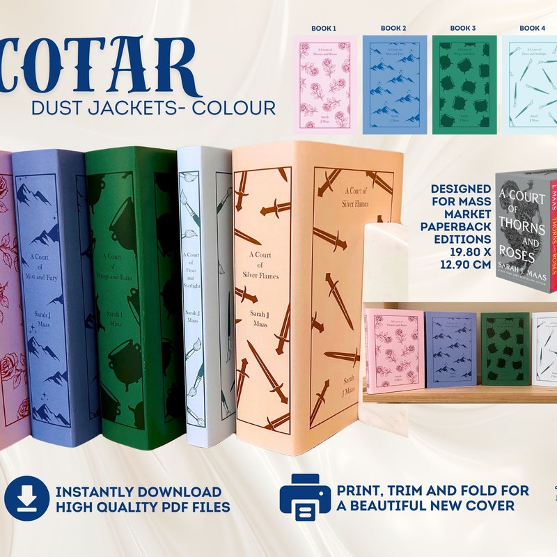 Dust Jacket Acotar - Etsy