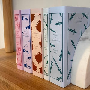Printable ACOTAR Dust Jackets Set- Pastel, Mass Market Paperback ...