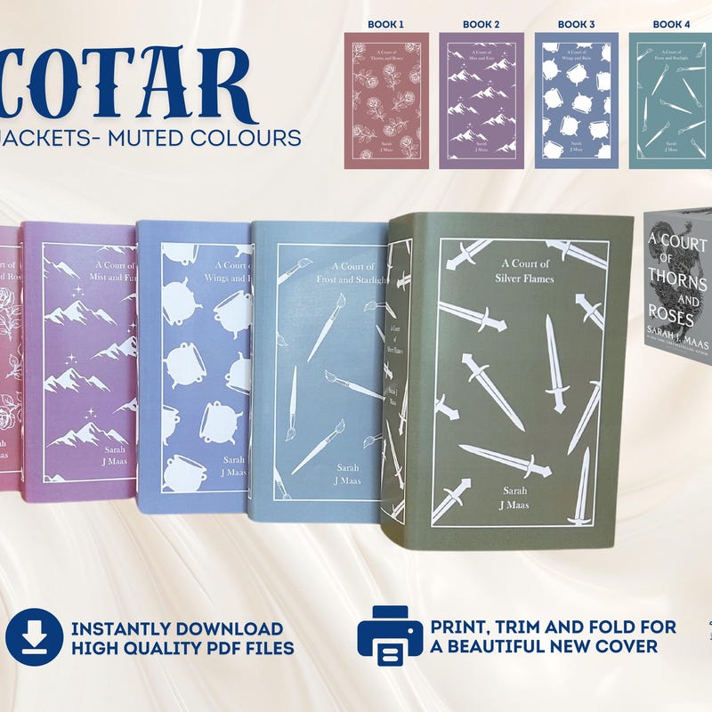 Dust Jacket Acotar - Etsy