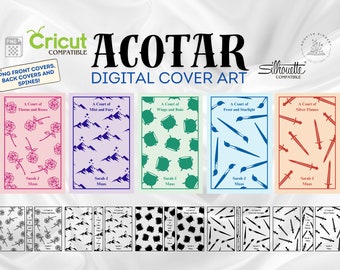 ACOFAS Cover Art Cricut Design Space Digital Download PNG. Penguin ...