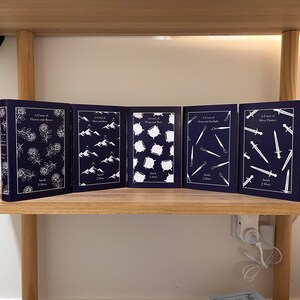 Printable ACOTAR Dust Jackets Set Darkest Navy, Mass Market Paperback ...