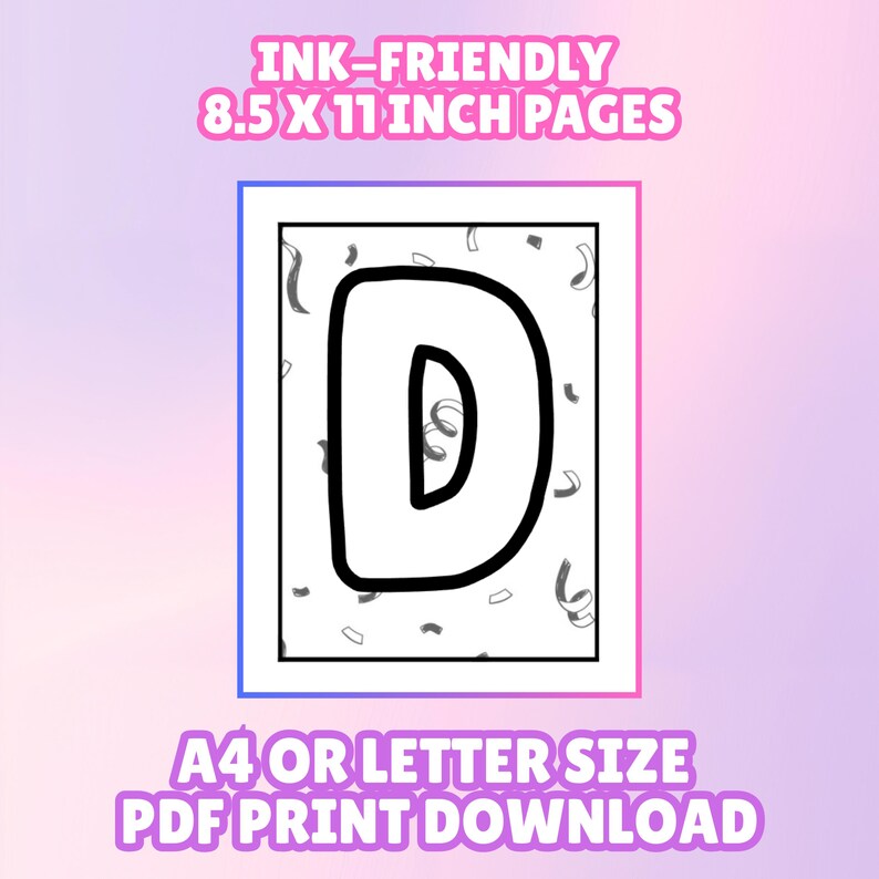 Alphabet - Uppercase Letters Coloring Pages for Toddlers (aged 2-4 ...